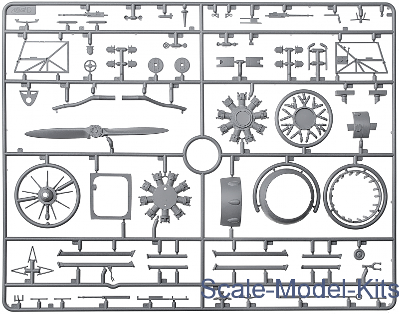 Gloster Gladiator Mk.I-ICM plastic scale model kit in 1:32 scale (icm ...