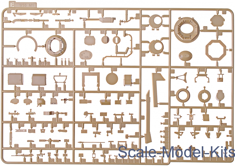 Rye Field Model - M1A1/A2 Abrams w/Full Interior - plastic scale model ...